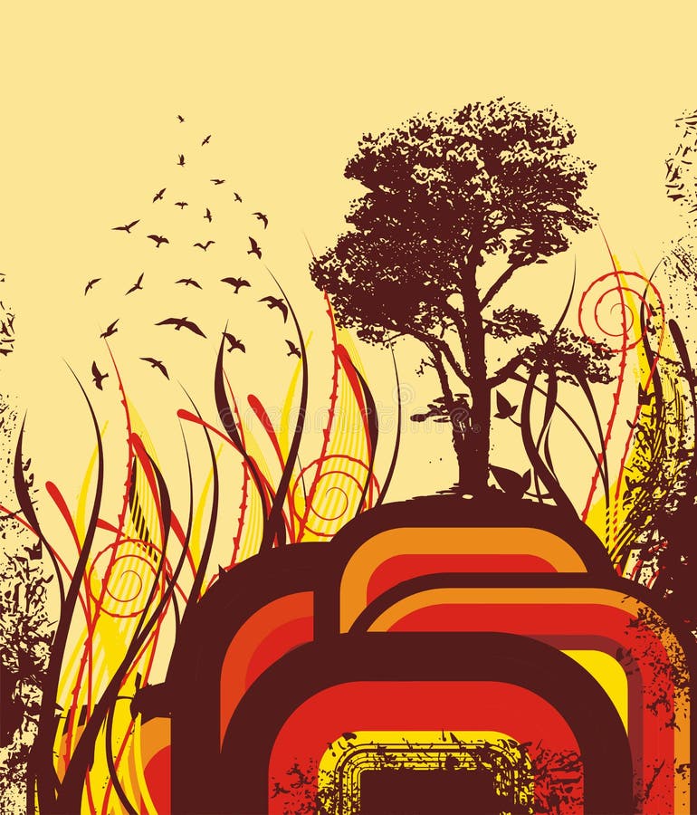 Funky Scenery Background Stock Illustrations – 307 Funky Scenery ...