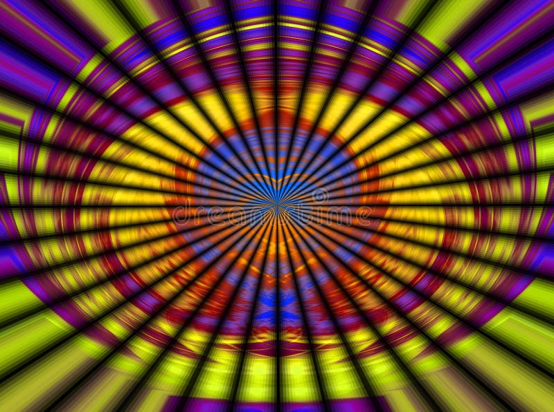 Retro 1960s 1970s 60s 70s Vortex Background Stock Illustration ...