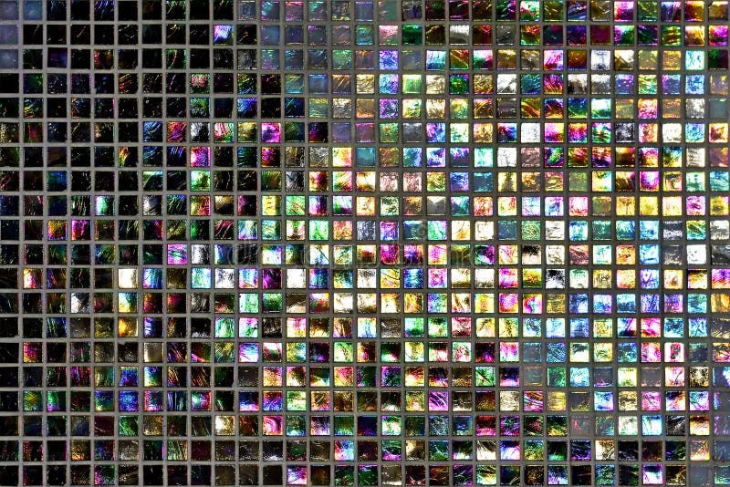 Rainbow Interior Glass Tiles Stock Image - Image of interior, surface ...