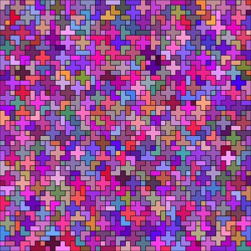 Abstract Background with Abstract Shapes. Raster Stock Illustration ...