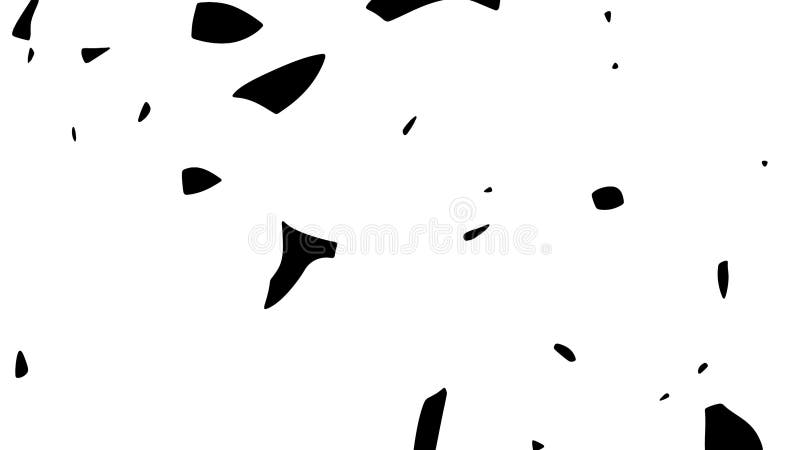 Abstract Background Animation of Digital Black and White Pattern ...