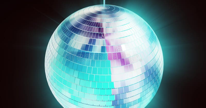 Abstract Background with Animation of Disco Ball Stock Video - Video of ...
