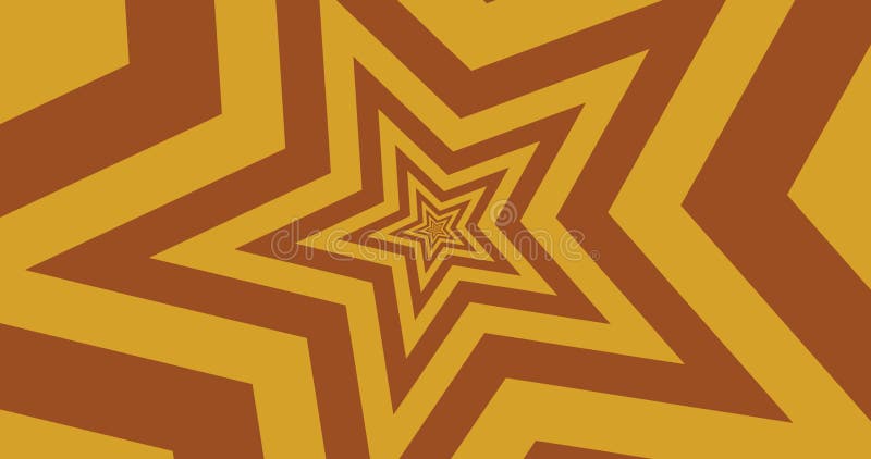 Abstract Background Animation of Gold Gradation Layered Star Geometric ...
