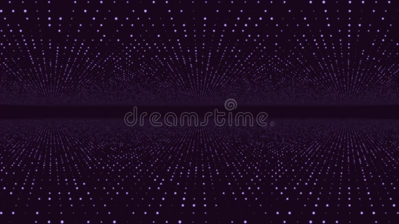 Abstract Background with Animation Moving of Dots. Magic Flickering ...