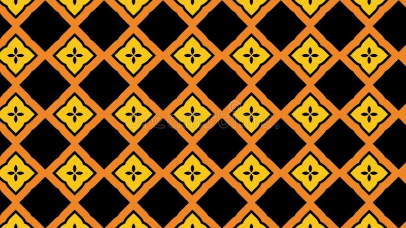 Seamless Tile Pattern Illustration with Squares Animation Sliding on ...