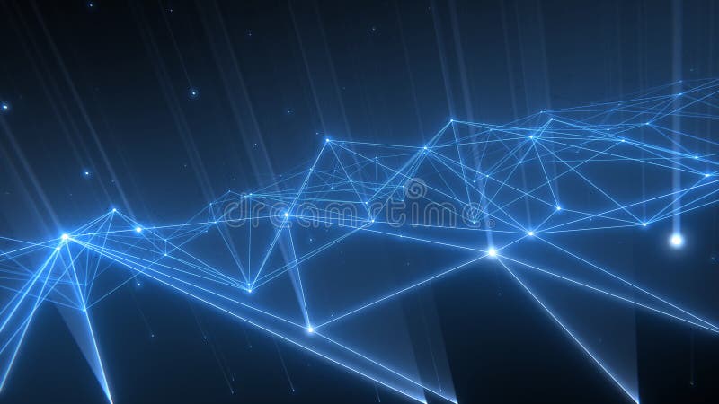 Particles Network Background Stock Footage - Video of atom, evolution ...