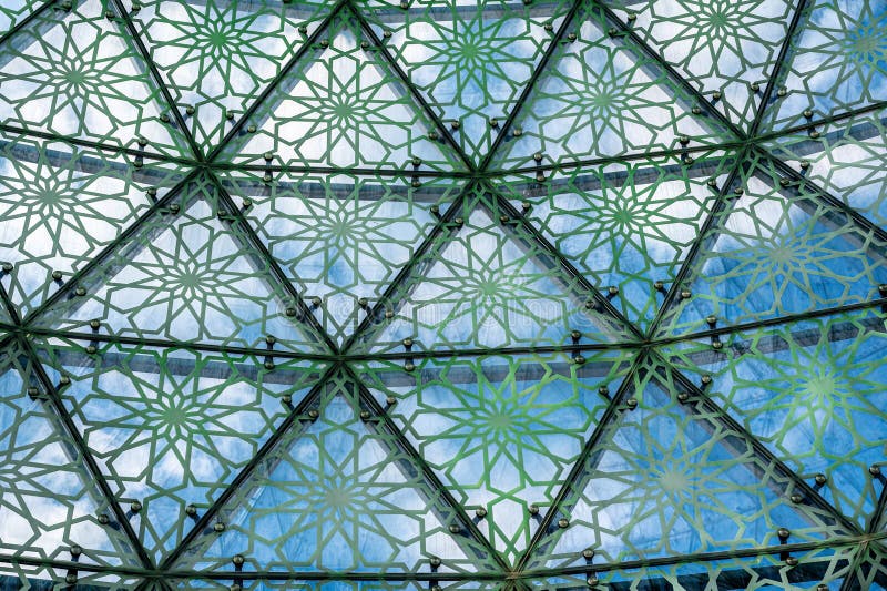 Abstract Background with Arabic Ornament. Part of Modern Architectural ...