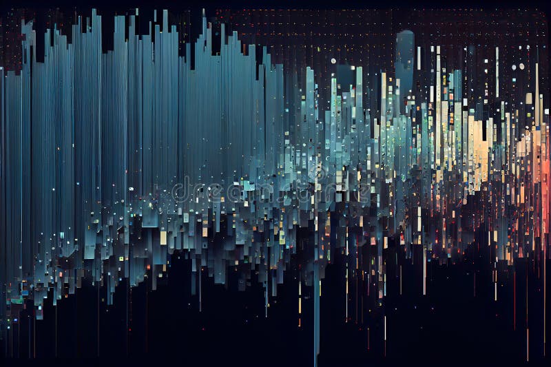Abstract Background from Array of Data. Generative AI, Generative, AI ...
