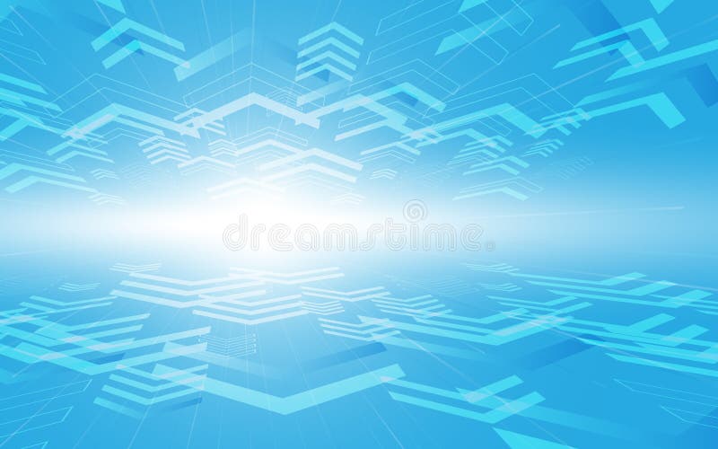 Abstract Background Arrow Speed Movement Digital Tech Innovation Design ...