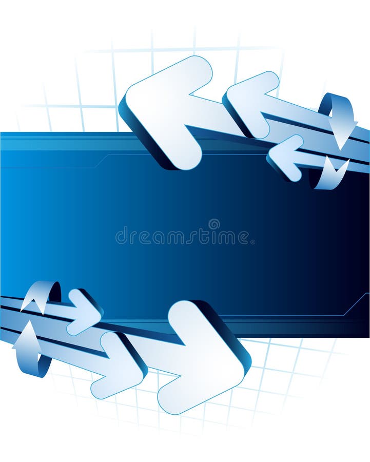 Abstract Background with Arrows Stock Vector - Illustration of ...