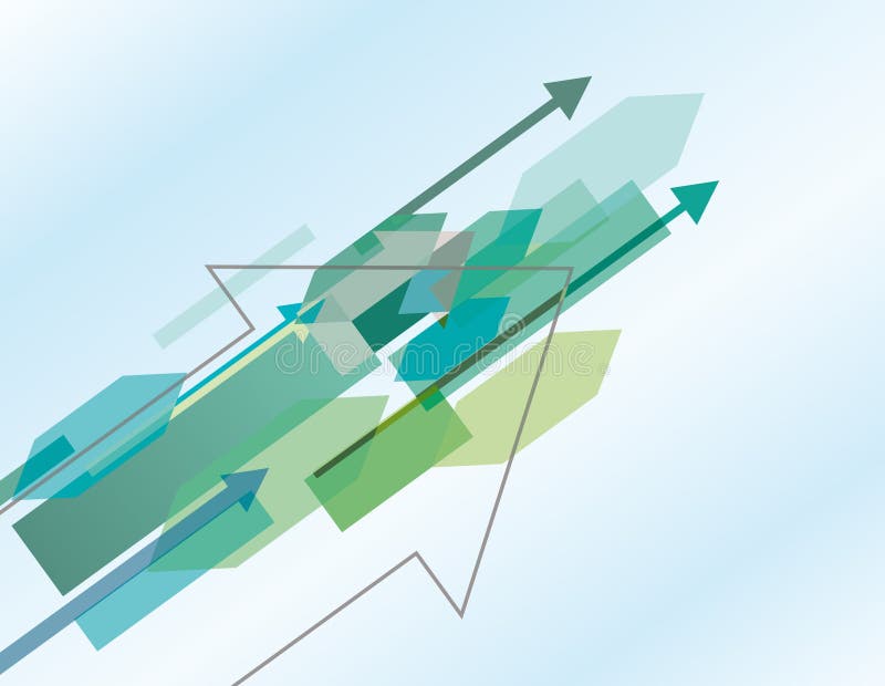 Abstract Background with Arrows Stock Vector - Illustration of ornate ...