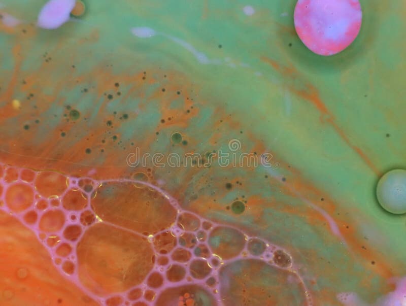 Abstract Background of Artificial Colors Rare Shapes Different Stock ...