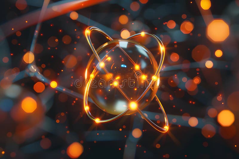 Abstract Background of Atoms Chemical Reactions of Atoms from Different ...