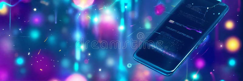 Abstract Background. Background with Artificial Intelligence Talking on ...