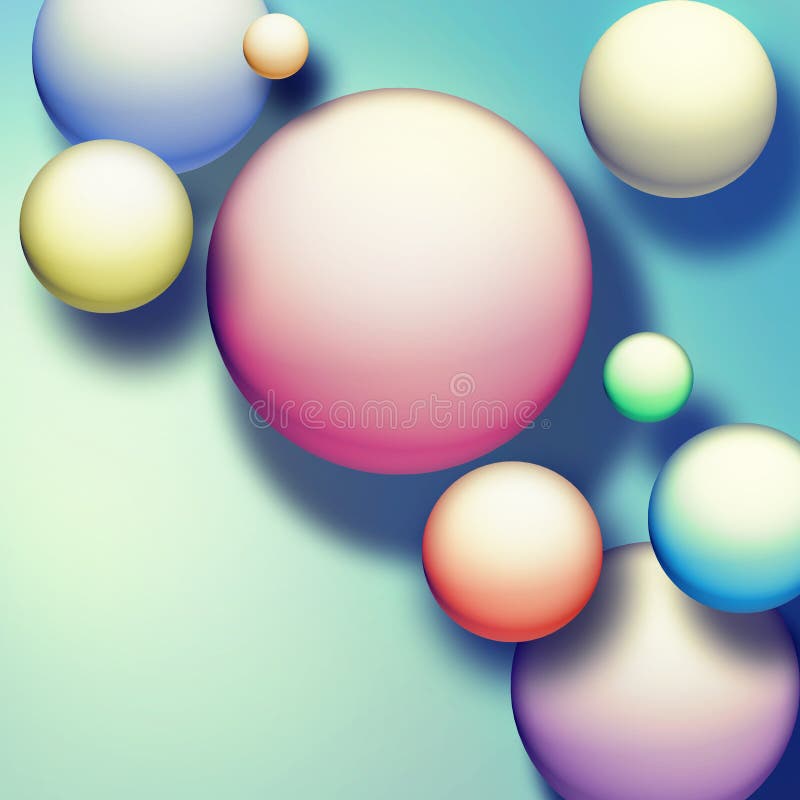 Abstract Background with Balls Stock Illustration - Illustration of ...