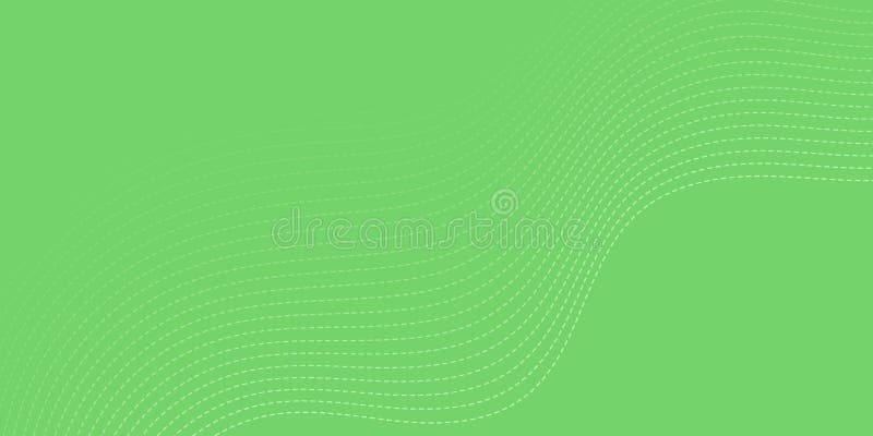 Abstract Background for Banner with Waves and Dashes. Green Stock ...