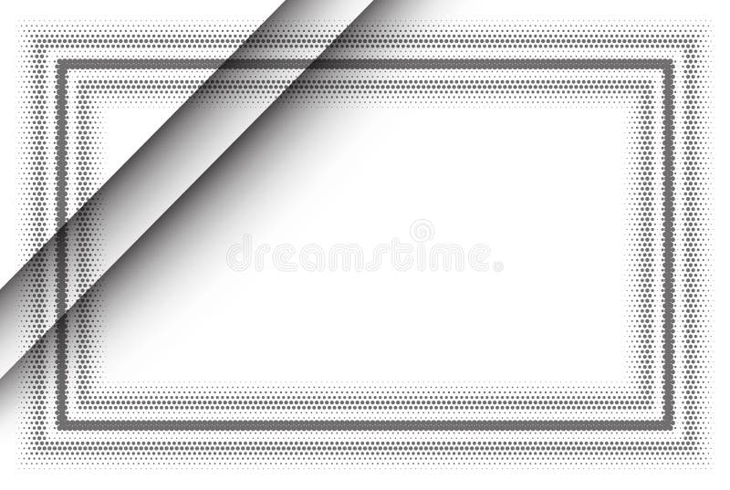 Gray Halftone on a White Background, Gray Dots Background Design in the ...