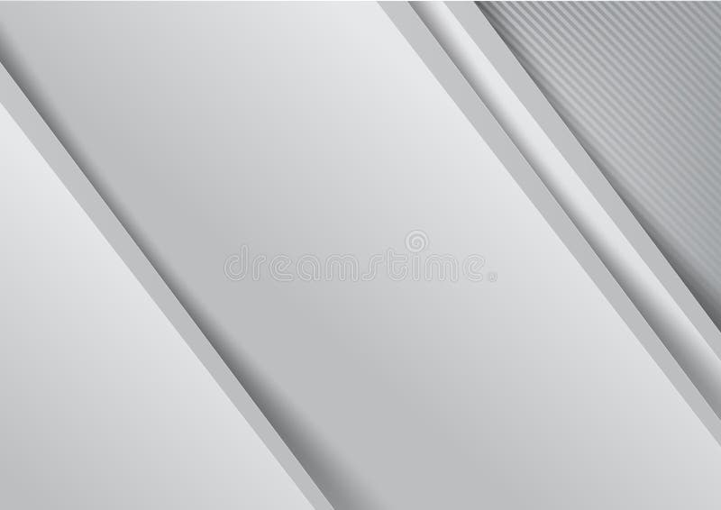 Abstract Background Basic Geometry Light Grey Layered Stock Vector ...