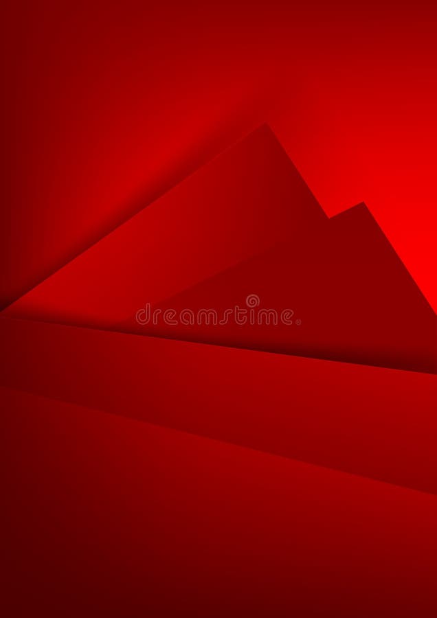 Abstract Background Basic Geometry Red Layered and Overlap Stock Vector ...