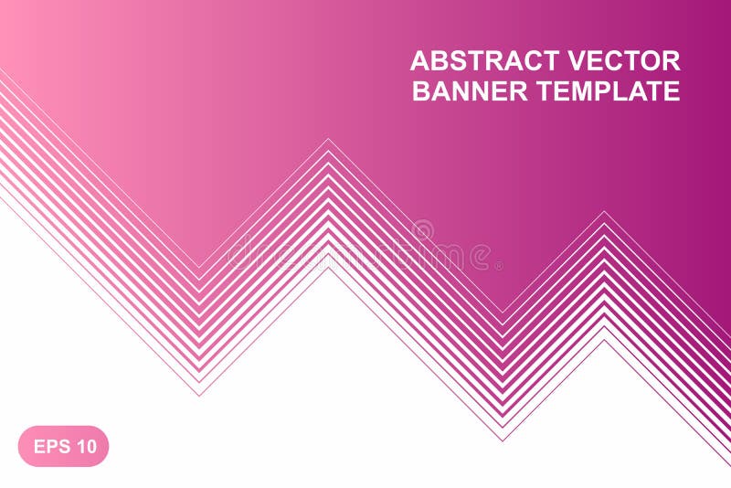 Abstract Background with Beautiful Gradient and Decorative Broken Lines ...