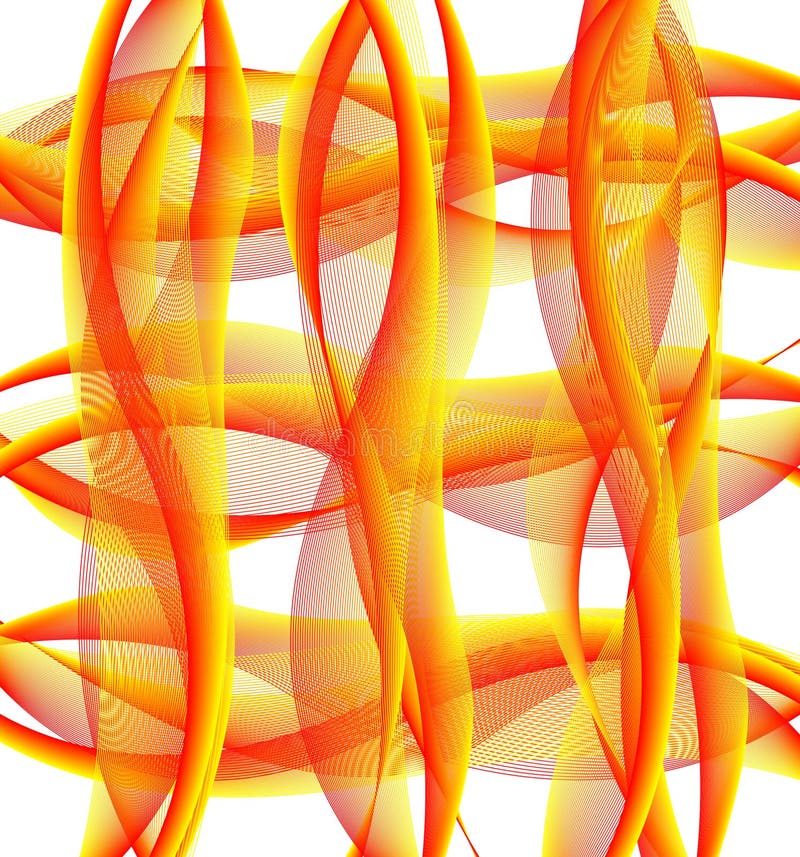 Abstract Background with Beautiful Ribbons Stock Illustration ...