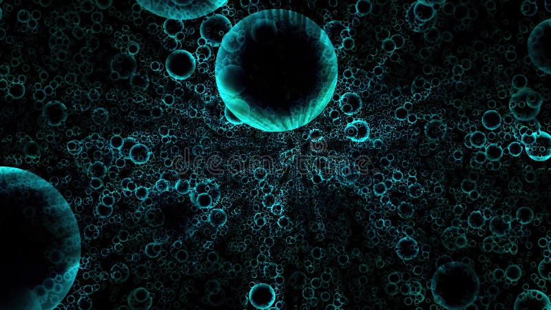 Abstract Background with Beautiful Turquoise Cicles. Stock Illustration ...