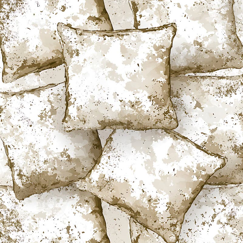 Abstract Background of Beige Pillows with Speckled Texture Stock ...