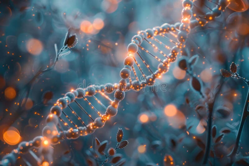 Abstract Background Binary Code Of Dna Shape Stock Image Image Of Futurism Genetics 312957725