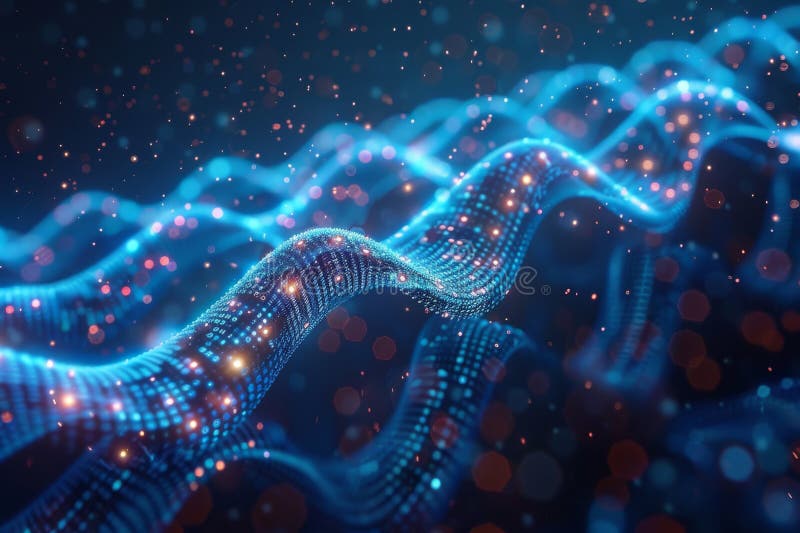 Abstract Background Binary Code of DNA Shape. Stock Photo - Image of computer, molecular: 312957862