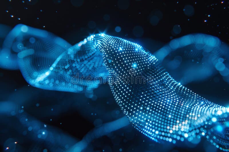 Abstract Background Binary Code of DNA Shape. Stock Photo - Image of abstract, genetic: 312957924