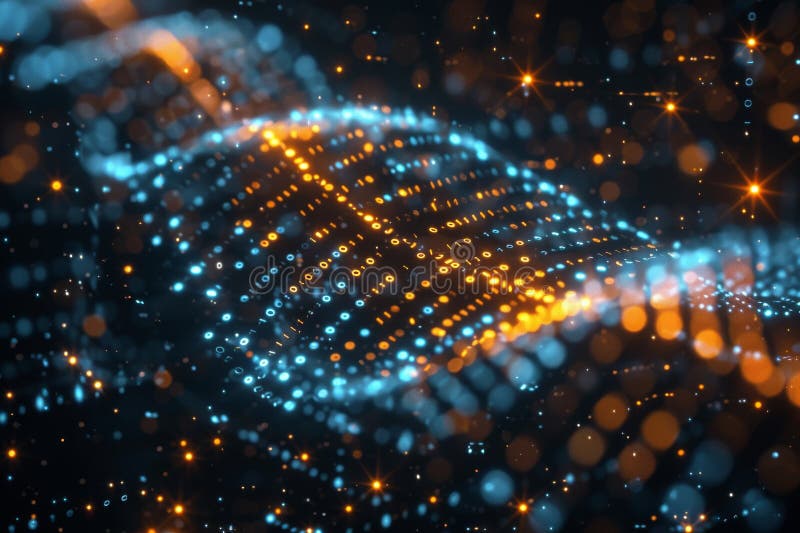 Abstract Background Binary Code of DNA Shape. Stock Photo - Image of data, digital: 312957942