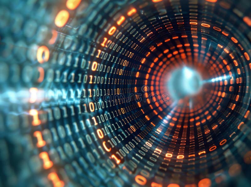 Abstract Background with Binary Code Tunnel. Generative AI. Stock ... Abstract Background with Binary Code Tunnel. Generative AI. Stock ...