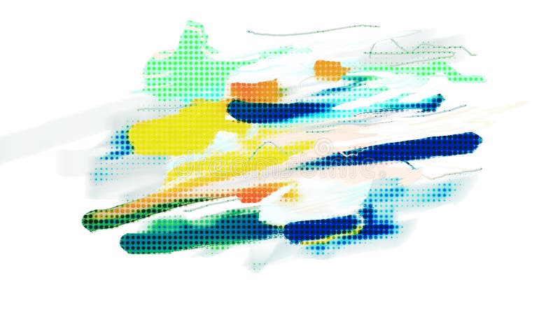 Abstract Background. Bitmap Illustration. Dots Pattern Stock ...