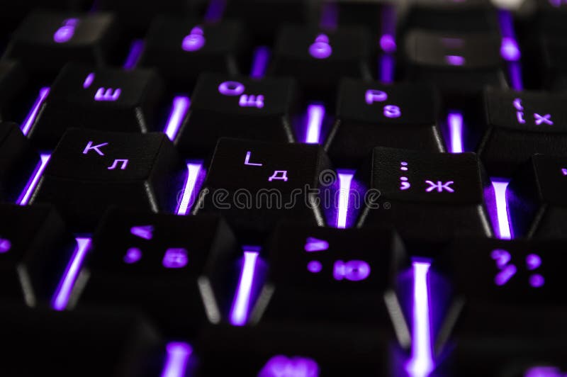 Abstract Background of Black Computer Keyboard Stock Image - Image of ...