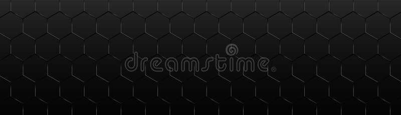 Abstract Background with Black Geometric Hexagon. Modern Minimal Trendy ...