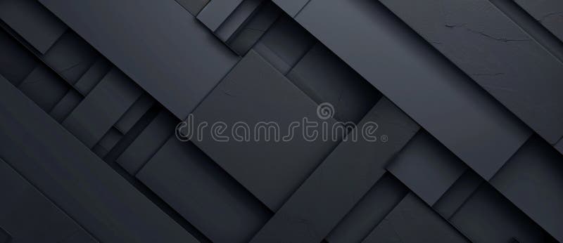 Abstract Background with Black Lines and Shapes, Dark Grey and Navy ...