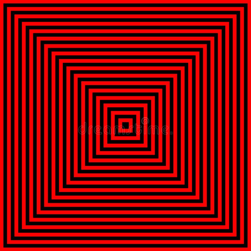 Abstract Background Black Red Square Stock Illustration - Illustration ...