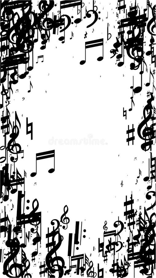Musical Notes Vertical Orientation Stock Illustrations – 24 Musical ...