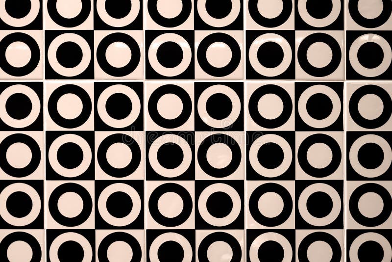 Abstract Background of Black and White Perforated Circles Pattern on ...