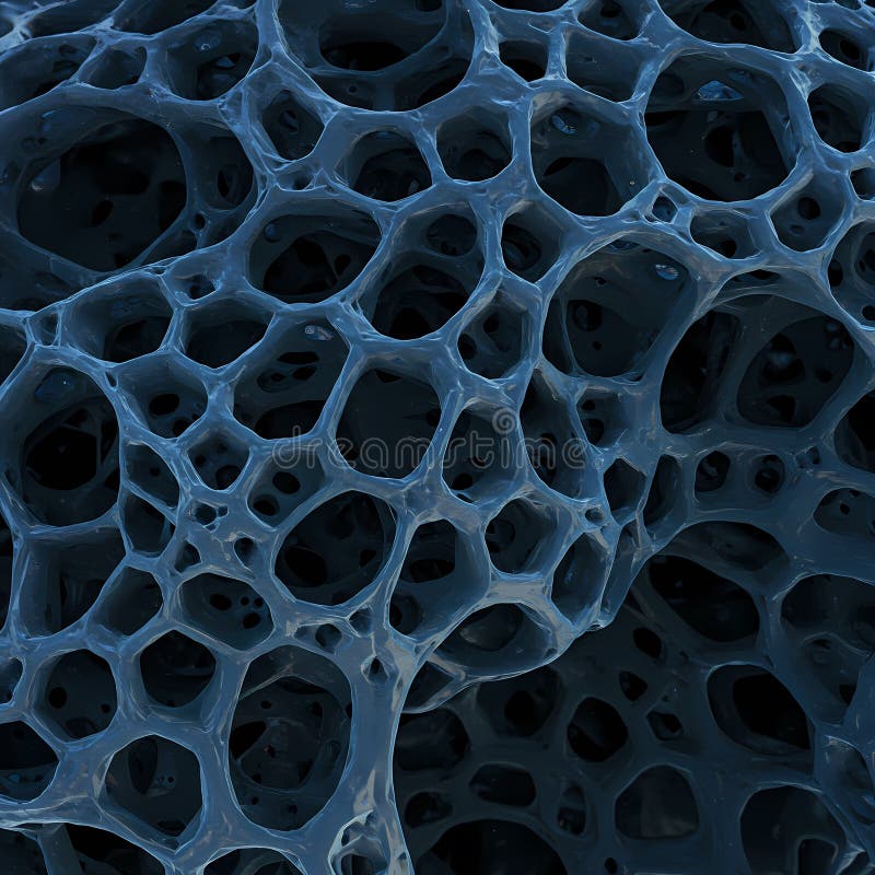 Abstract Background of Black and White Plastic Cell Pattern, Close Up ...