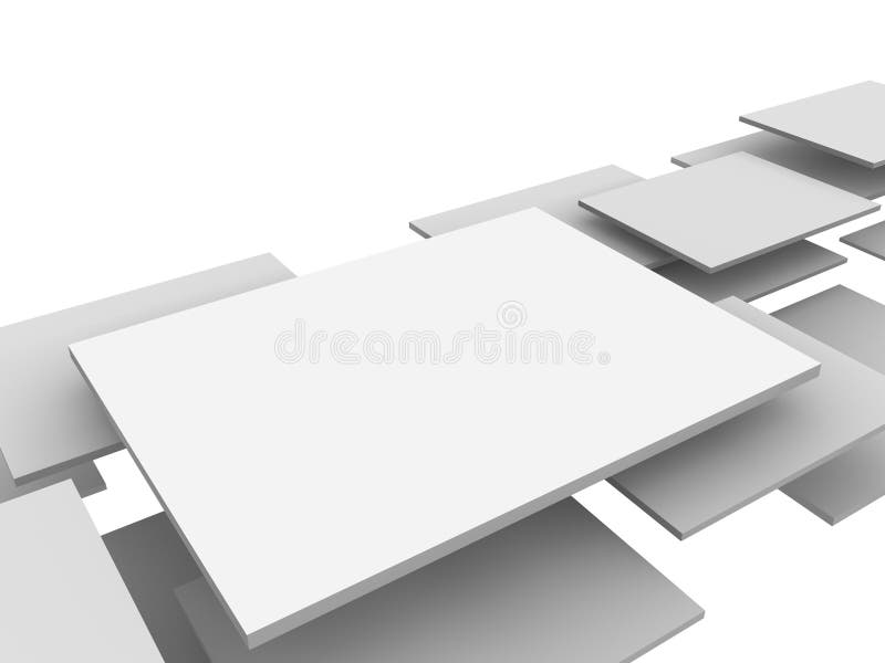 Abstract Background with Blank Message Board Stock Illustration ...