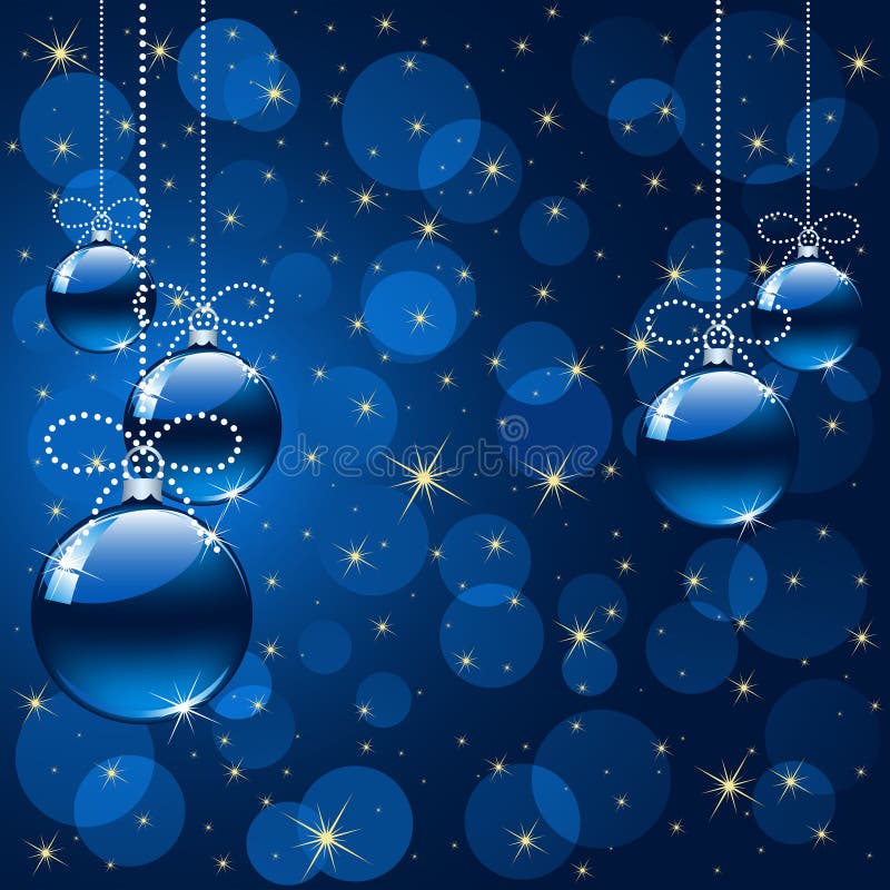 Abstract Background with Blue Balls Stock Vector - Illustration of cool ...