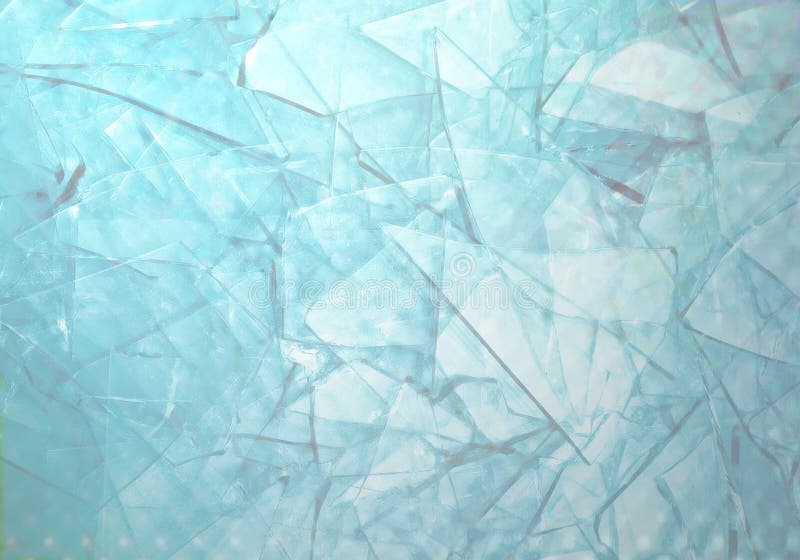 Abstract Background Blue Broken Glass Stock Image - Image of wave ...