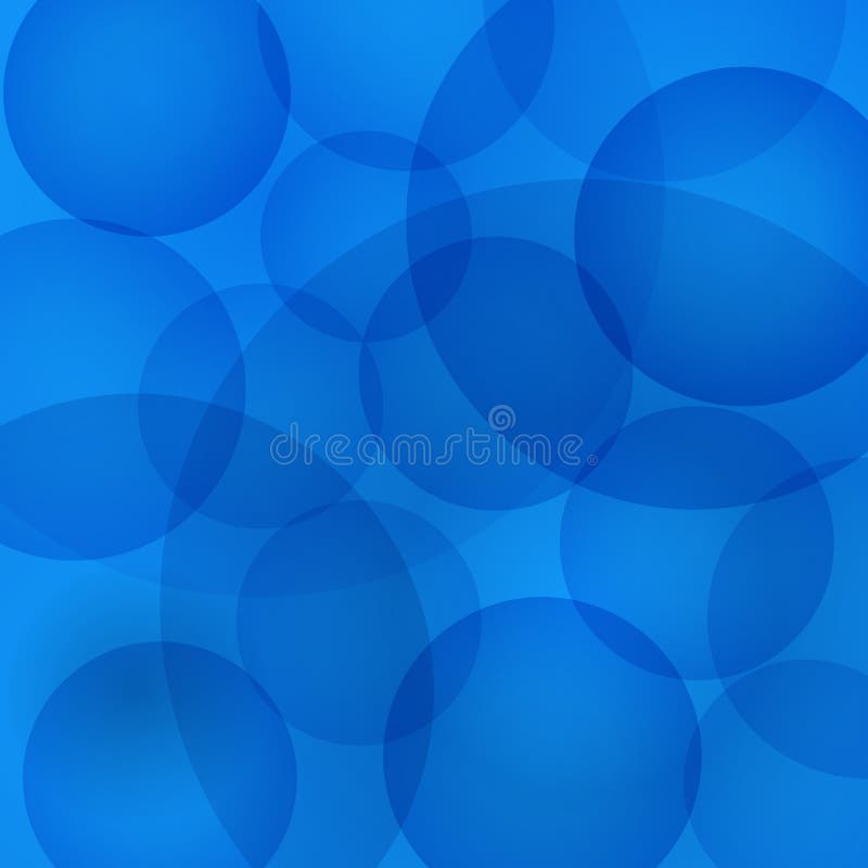 Abstract Background with Blue Circles Stock Vector - Illustration of ...