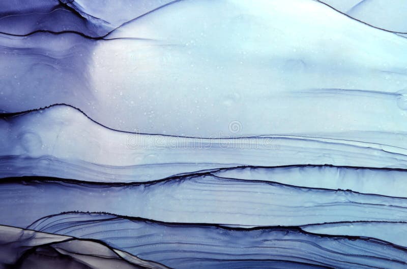 Abstract Background in Blue Colors in Layers Stock Photo - Image of ...