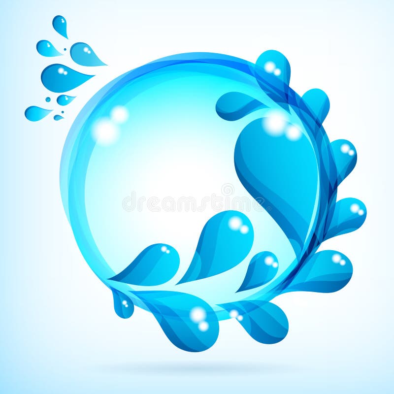 Drop cycle stock vector. Illustration of design, water - 28032084