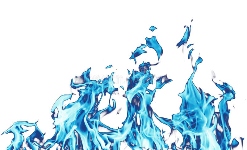 Blue Fire Art Wallpaper
