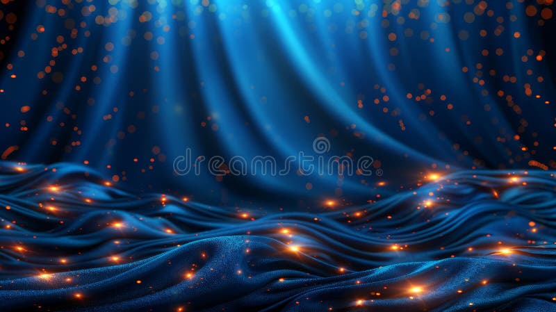 Enchanting Underwater Fantasy Ocean Scene with Sparkling Light ...