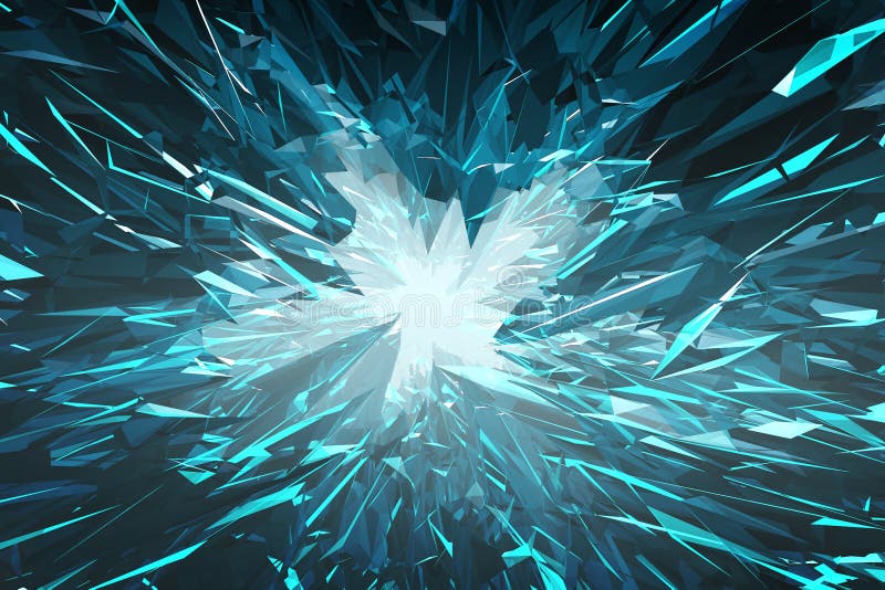 Abstract Background from Blue Glass Crystals Stock Illustration ...