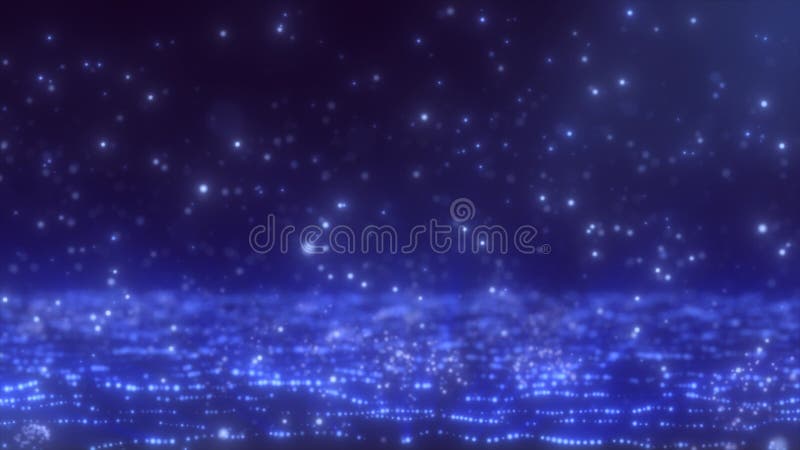 Glowing Falling Space Particle Lines Animation Black Screen Overlay 4k ...